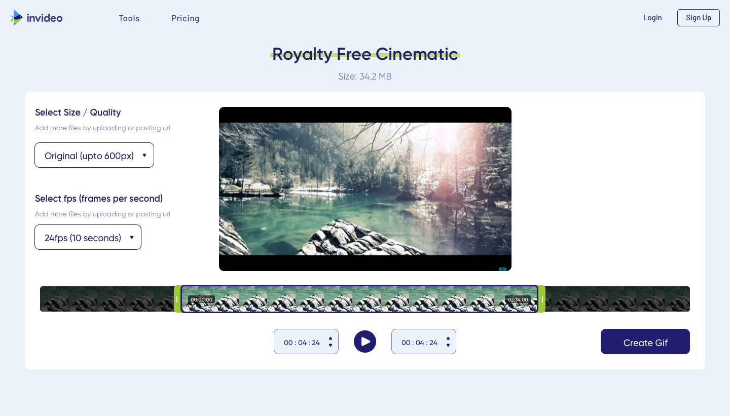Video to GIF - Free Video to Animated GIF Converter Online | InVideo